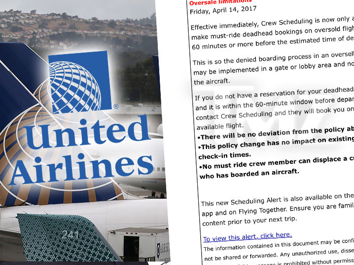United Changes Policy for Overbooking and Removing Passengers | TMZ.com